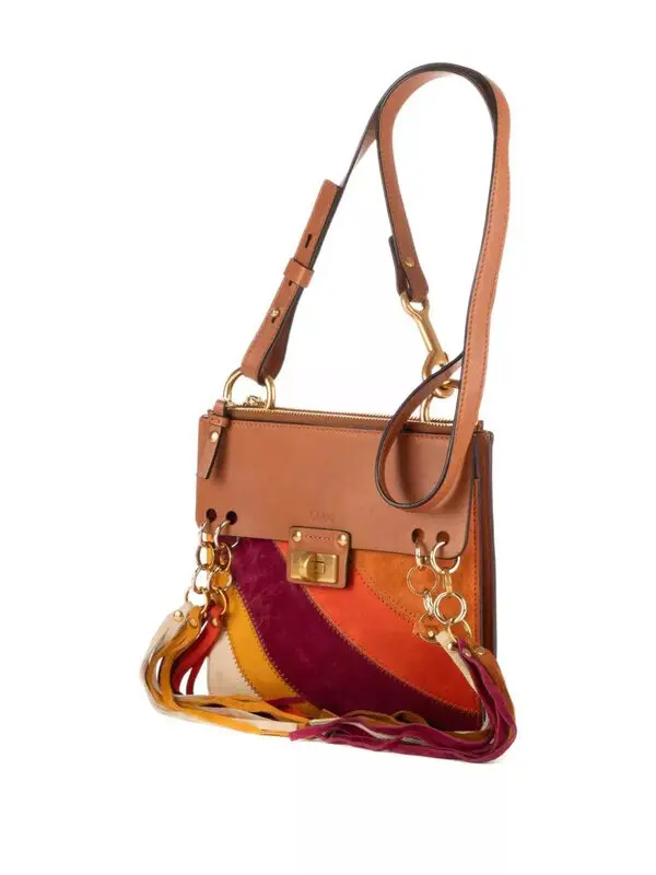 Chloé Suede Panel Shoulder Bag