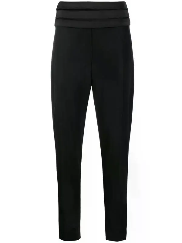 Balmain Tapered Wool Trousers