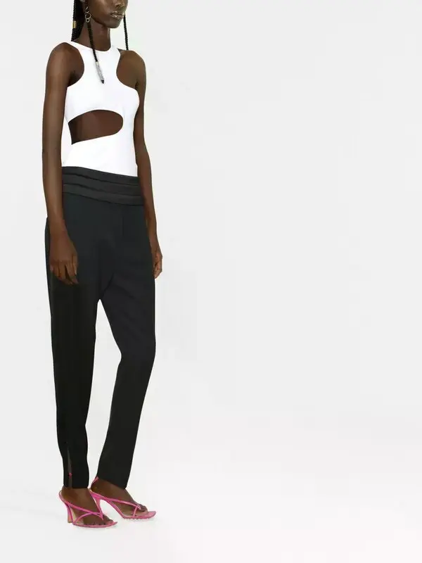 Balmain Tapered Wool Trousers