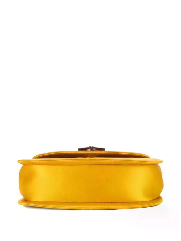 Gucci Bamboo Top Handle Handbag - Yellow