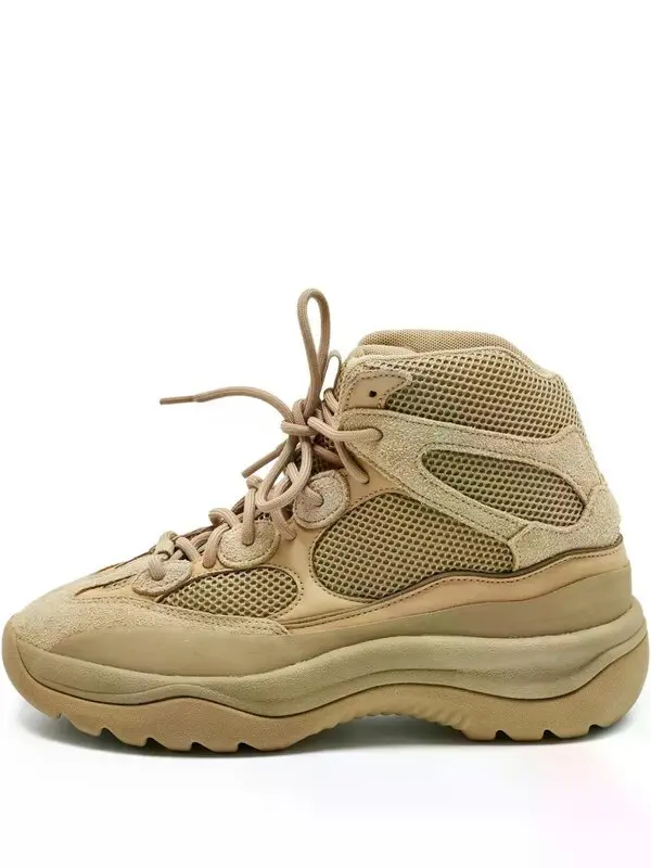 ADIDAS X YEEZY Desert Suede Mesh High-top Boots