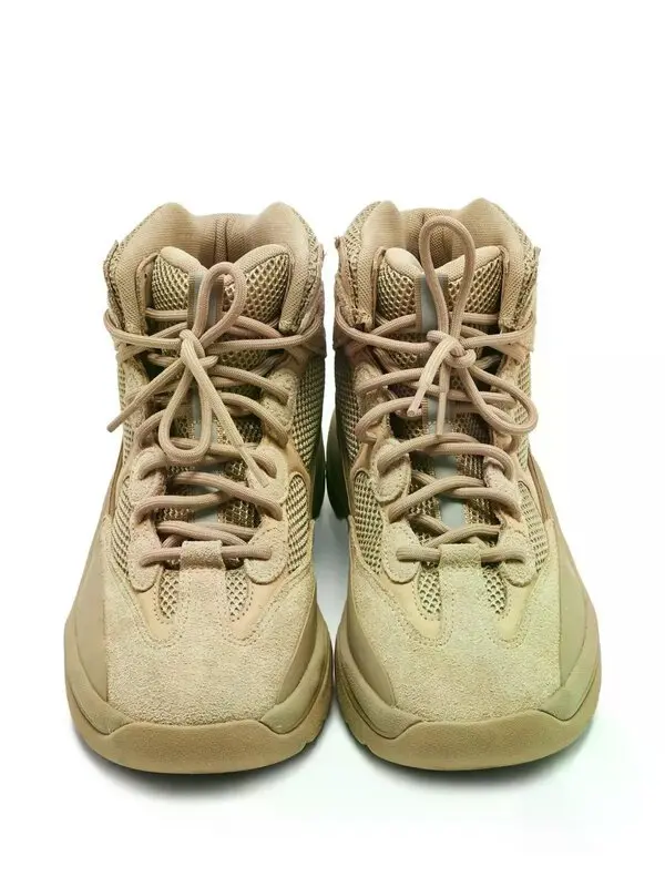 ADIDAS X YEEZY Desert Suede Mesh High-top Boots