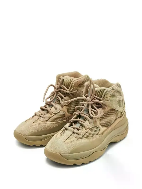 ADIDAS X YEEZY Desert Suede Mesh High-top Boots