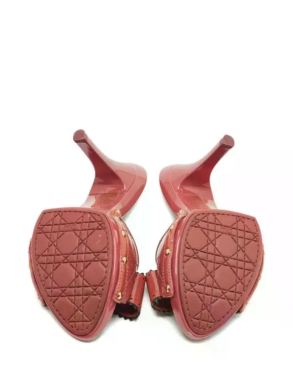 Dior Bow Leather Slides