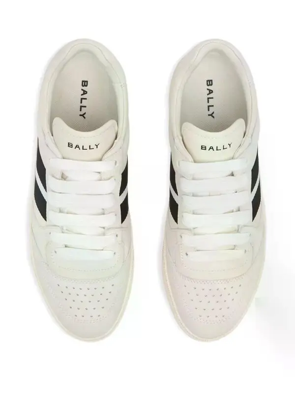 Bally Ribbon Padded Leather Sneakers
