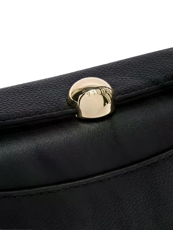 Furla Mini Nicole Calf Leather Tote Bag - Black