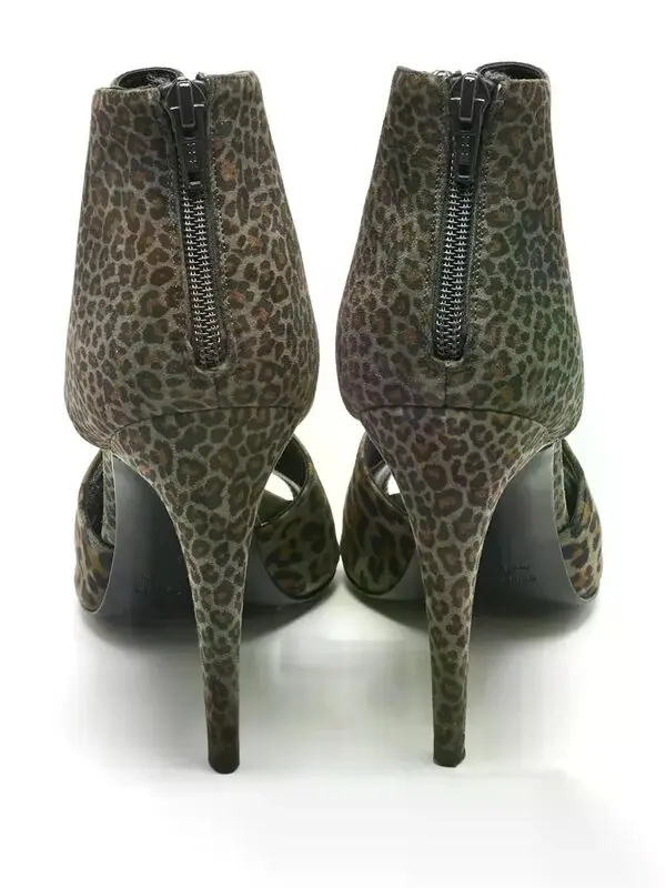 Pierre Hardy Leopard-print Suede Sandals