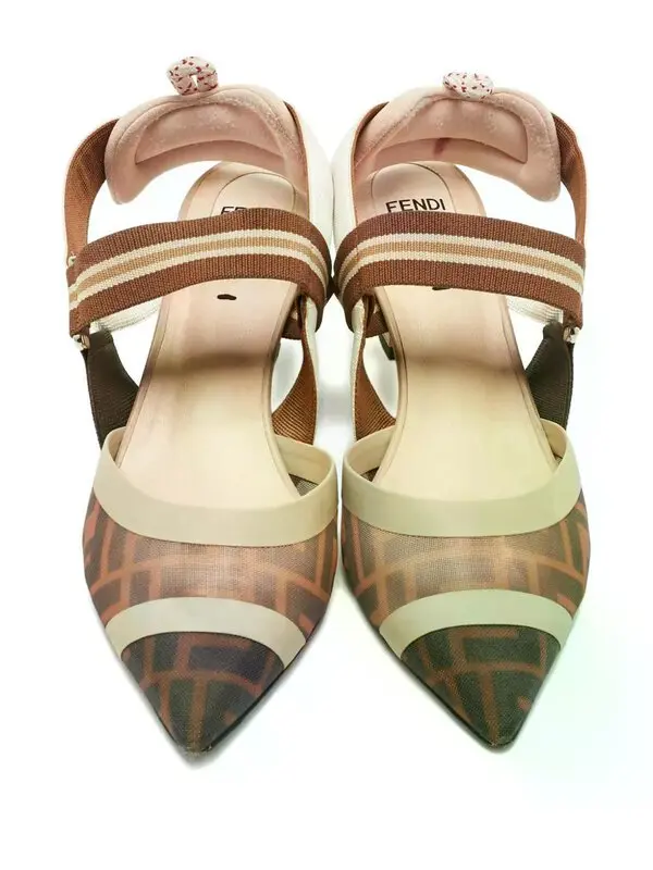 Fendi Colibri Slingback Pumps