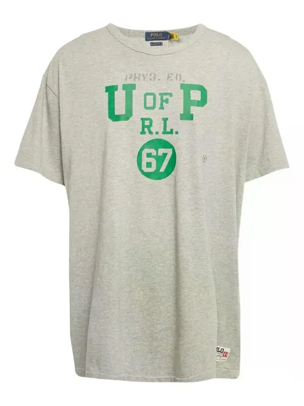 Polo Ralph Lauren Green-print T-shirt - Grey