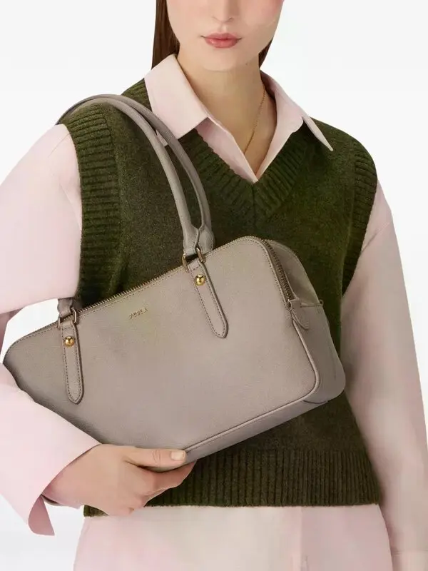 Furla Medium Boston Tote Bag - Grey