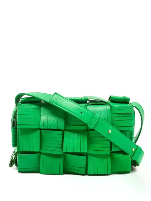 Bottega Veneta Cassette Fringed Leather Shoulder Bag