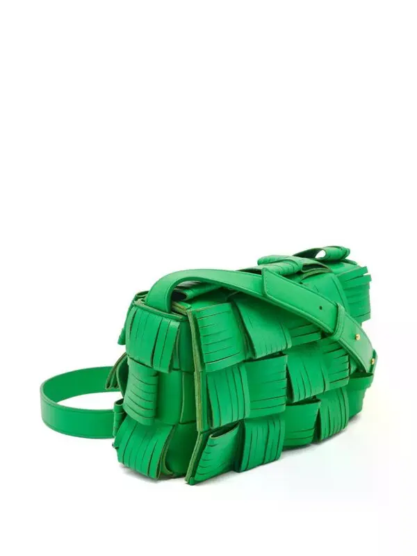 Bottega Veneta Cassette Fringed Leather Shoulder Bag
