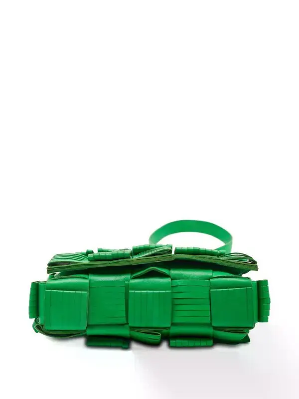 Bottega Veneta Cassette Fringed Leather Shoulder Bag