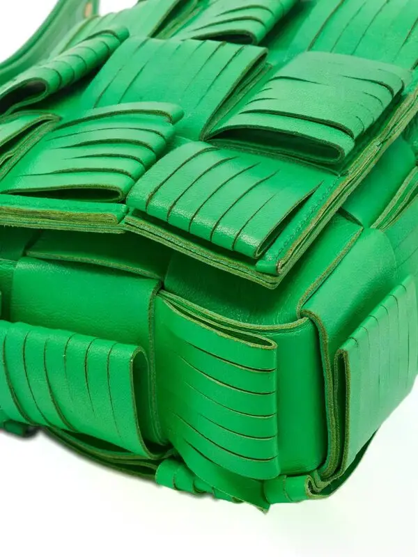 Bottega Veneta Cassette Fringed Leather Shoulder Bag