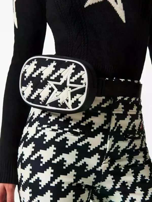 Perfect Moment Houndstooth-pattern Belt Bag