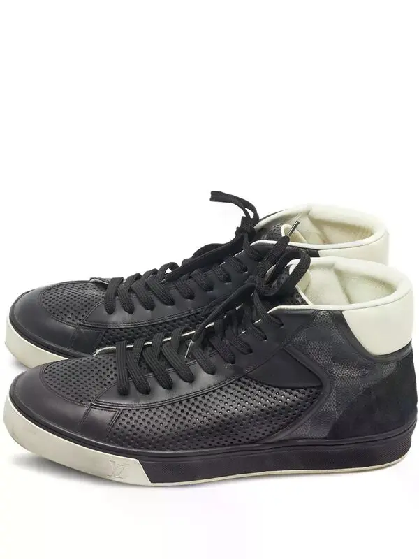 LOUIS VUITTON Perforated High-top Sneakers