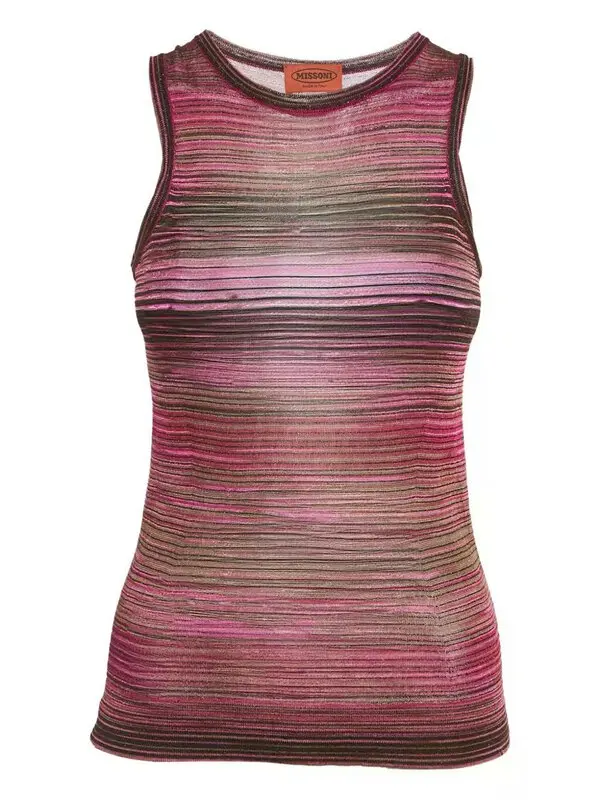 Missoni Knit Striped Tank Top