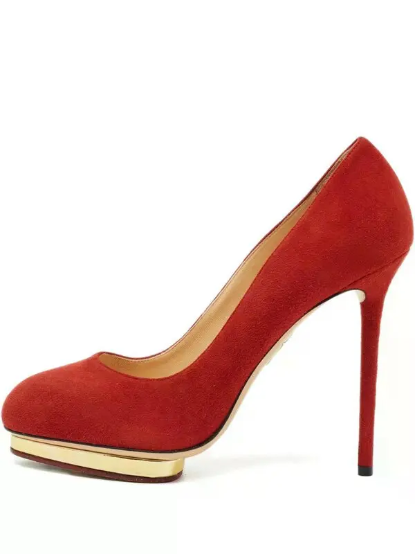 CHARLOTTE OLYMPIA Dolly Suede Pumps