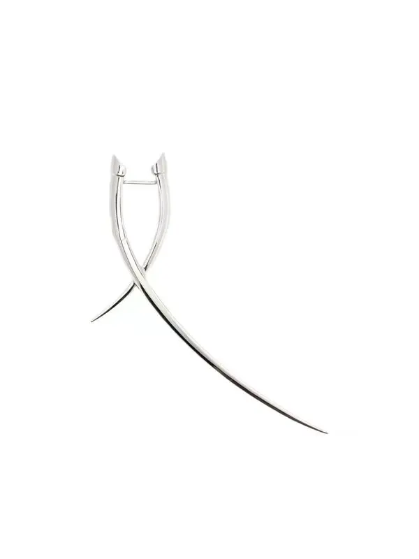 SHAUN LEANE Sabre Statement Single Earring - Silver
