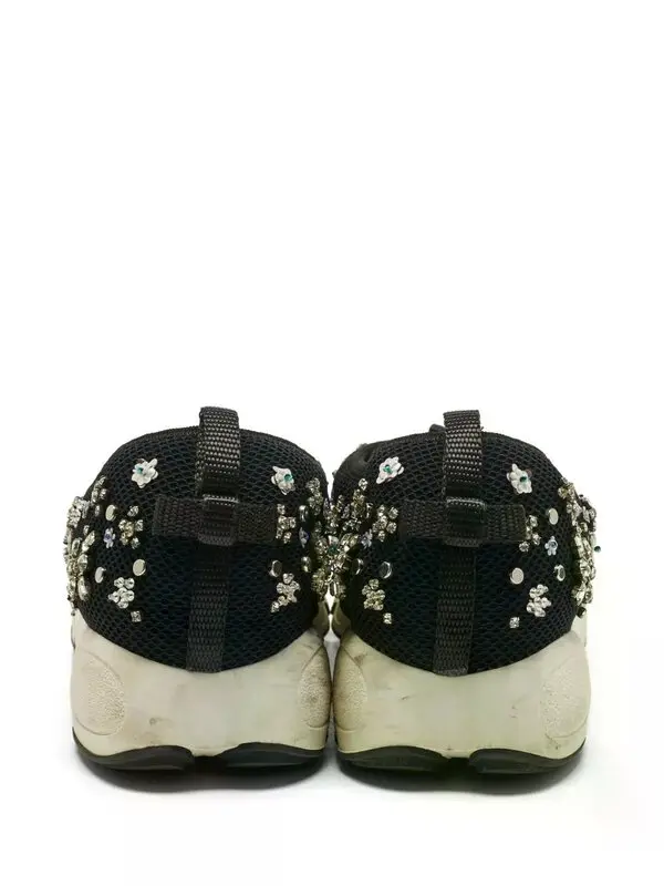 Dior Crystal-embellished Sneakers - Black