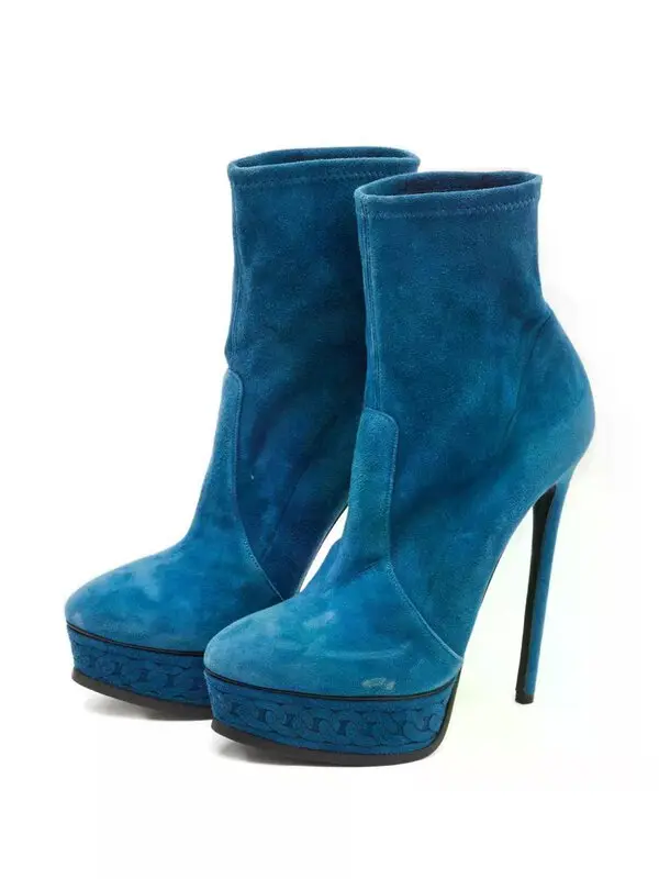Casadei Suede Ankle Boots