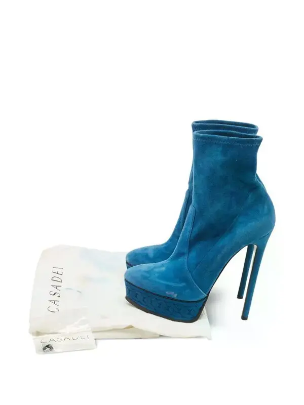 Casadei Suede Ankle Boots