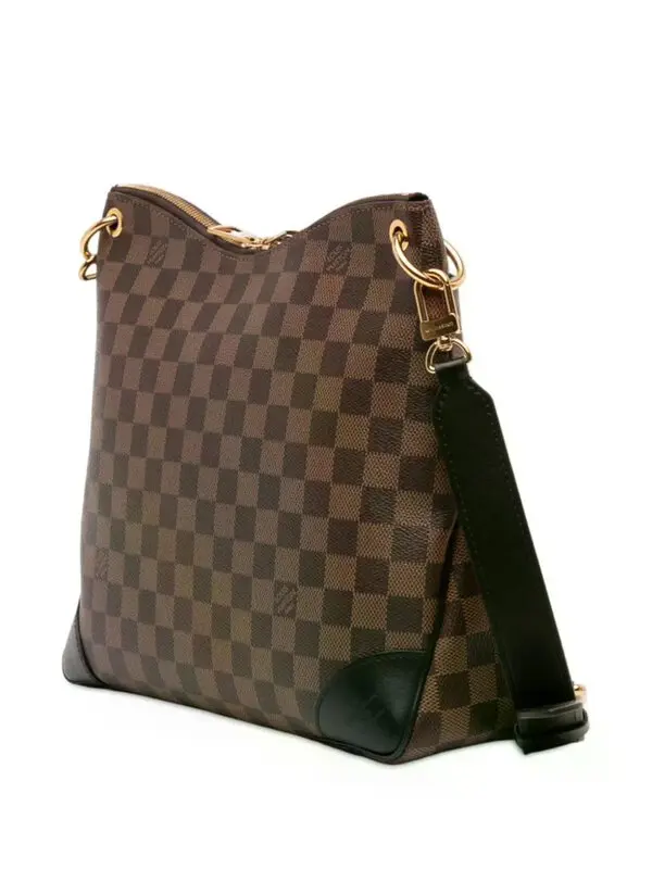 LOUIS VUITTON Damier Ebene Odeon Mm Crossbody Bag