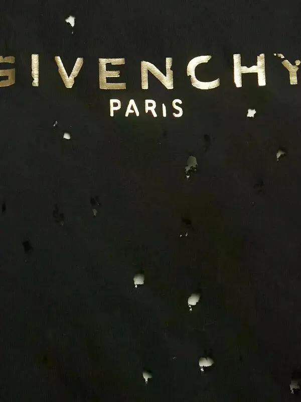Givenchy Distressed Logo-print T-shirt