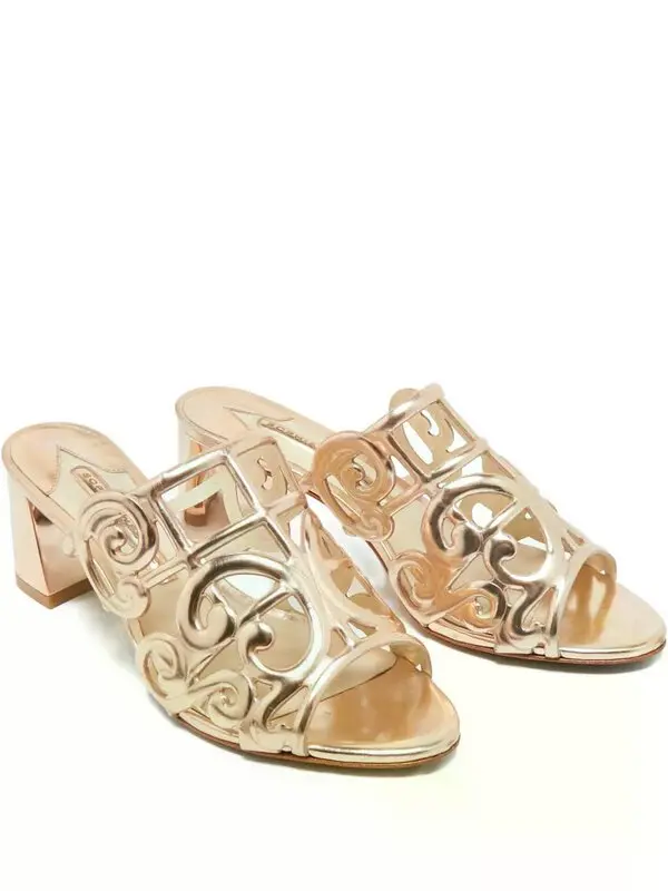 SOPHIA WEBSTER Cut-out Leather Mules