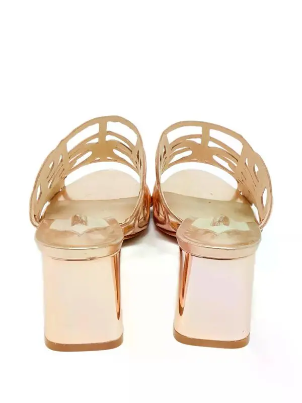 SOPHIA WEBSTER Cut-out Leather Mules