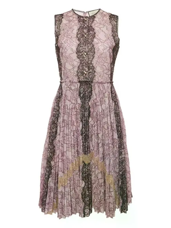 Gucci Lace Pleated Dress