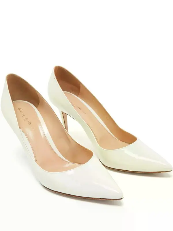GIANVITO ROSSI Pointed-toe Pumps - White