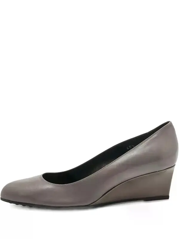 TOD'S Wedge Leather Pumps