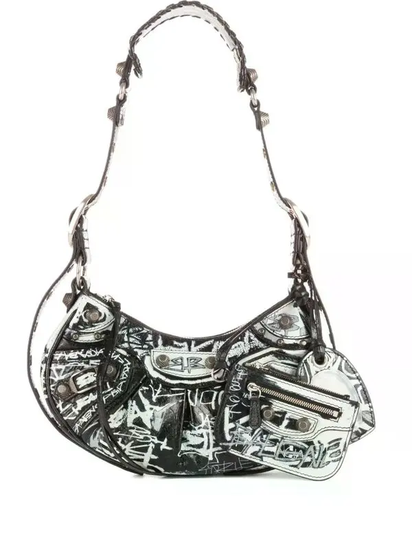 Balenciaga 2000 Agneau Arena Handbag - Black