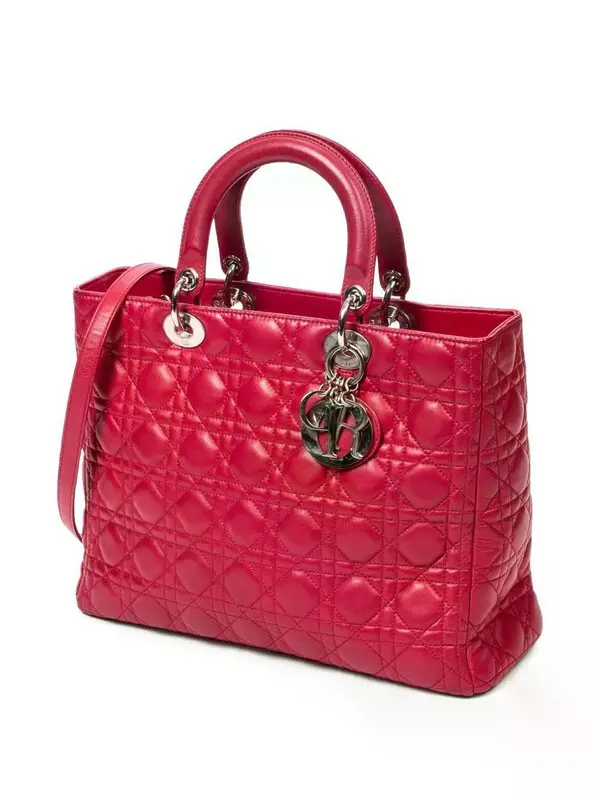 Dior Large Lady Tote Bag - Pink
