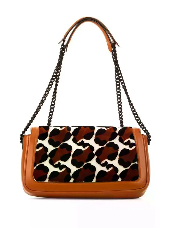 Fendi Baguette Leopard Shoulder Bag