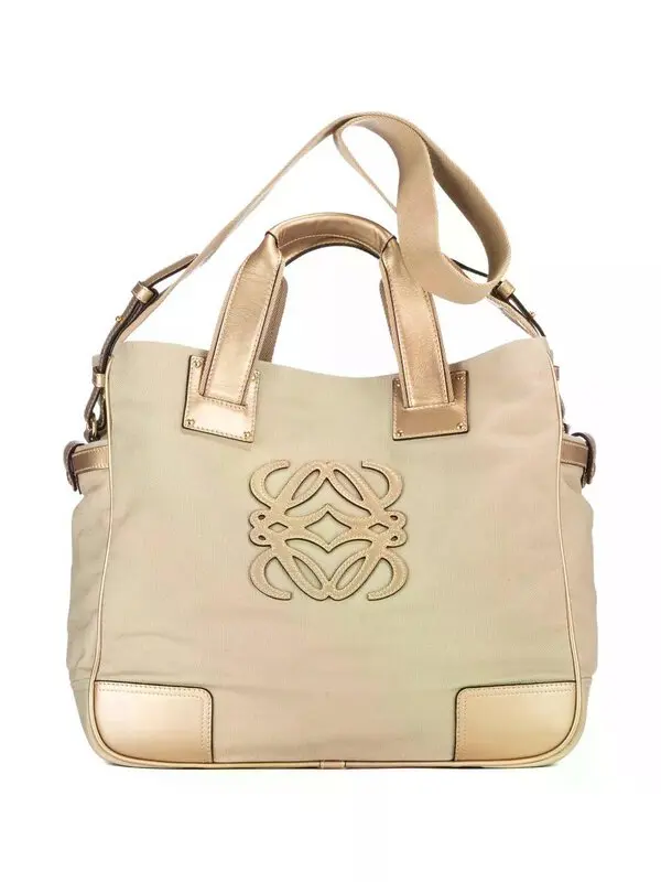 Loewe Logo Appliqué Tote - Neutrals