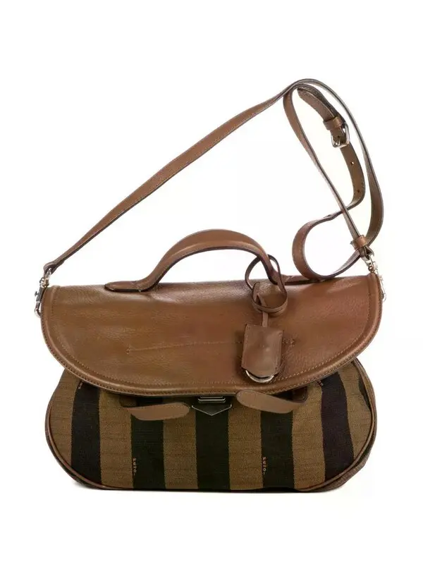 Fendi Striped Shoulder Bag