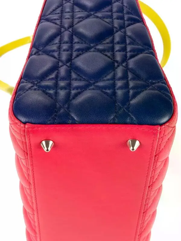 Dior Lady Tote Bag - Yellow