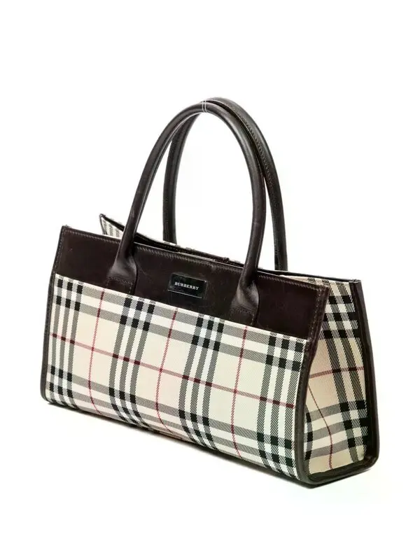 Burberry Check-pattern Handbag