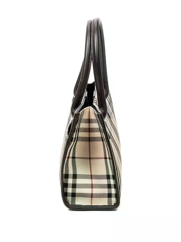 Burberry Check-pattern Handbag