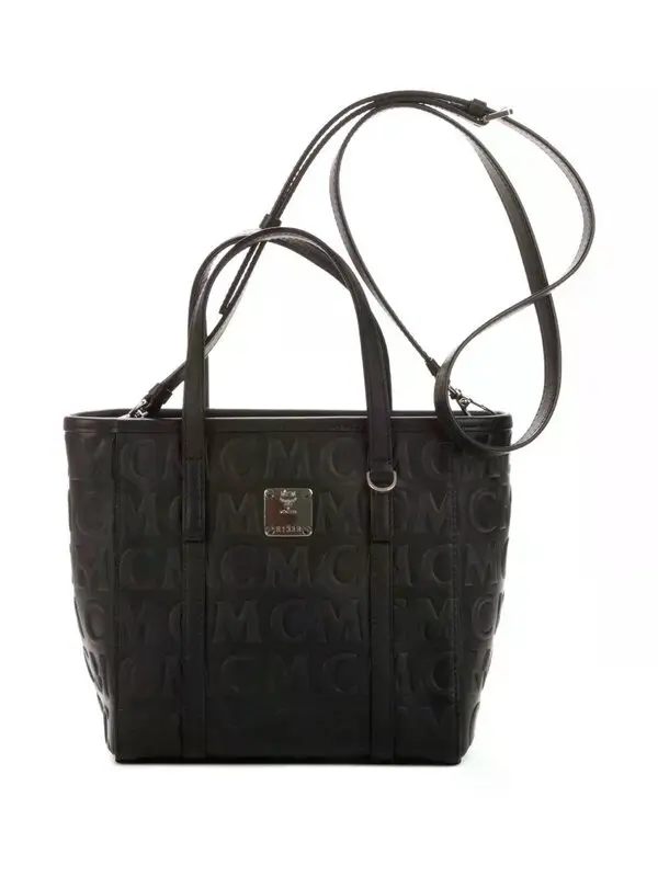 Mcm Logo-embossed Tote