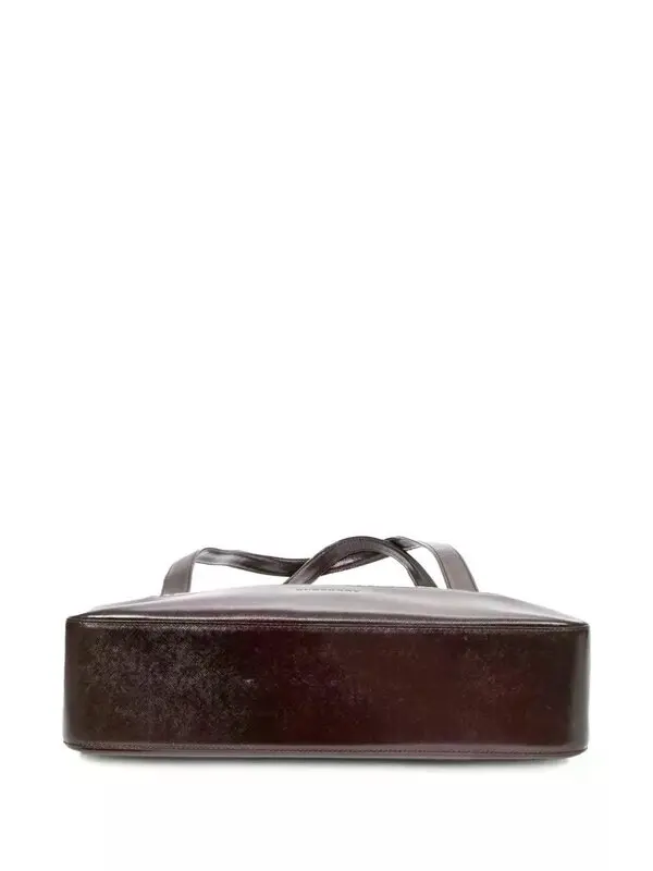 Burberry Checked Tote Bag