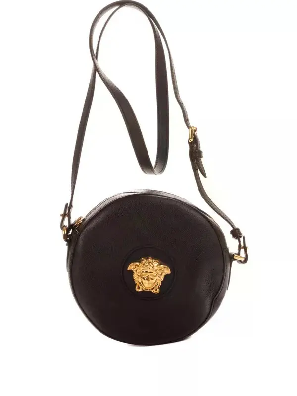 Versace 2000s Medusa-head Circular Bag
