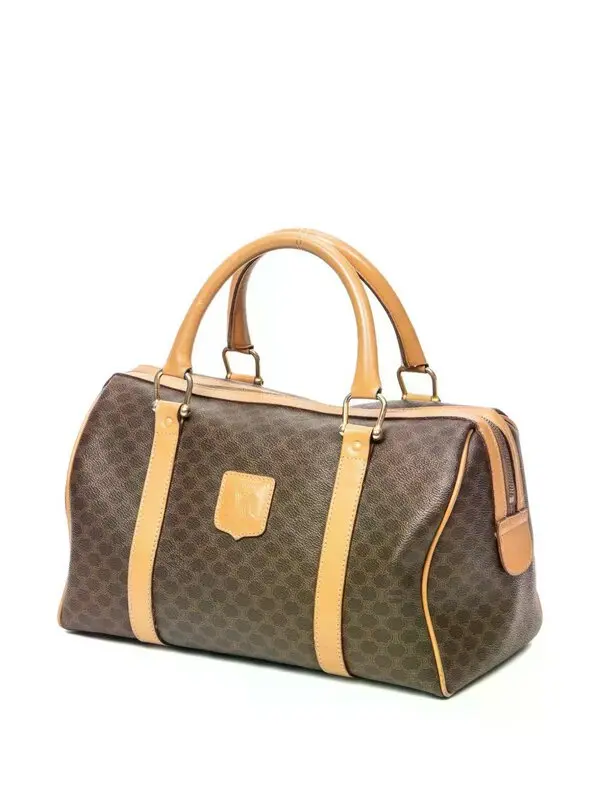 Celine Small Boston Patterned Tote Bag - Brown