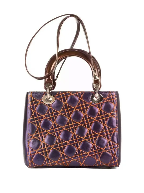 Dior 2000s Quilted-leather Shoulder Bag - Brown