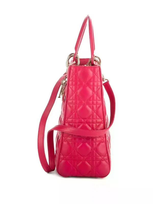 Dior Cannage Lady Handbag - Pink