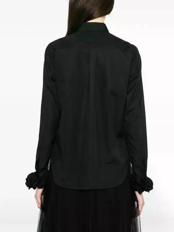Noir Kei Ninomiya Ruffle Long-sleeve Shirt