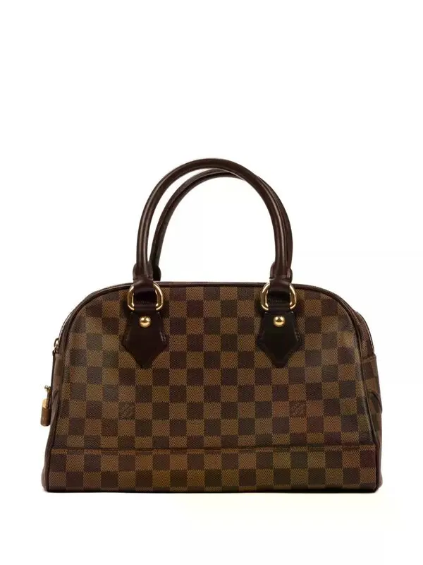 LOUIS VUITTON Damier Ebène Canvas Handbag