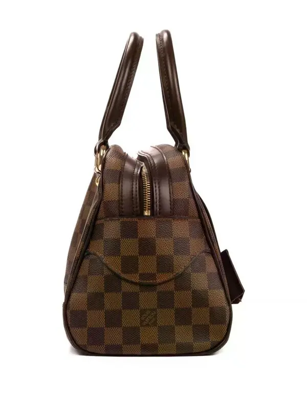 LOUIS VUITTON Damier Ebène Canvas Handbag